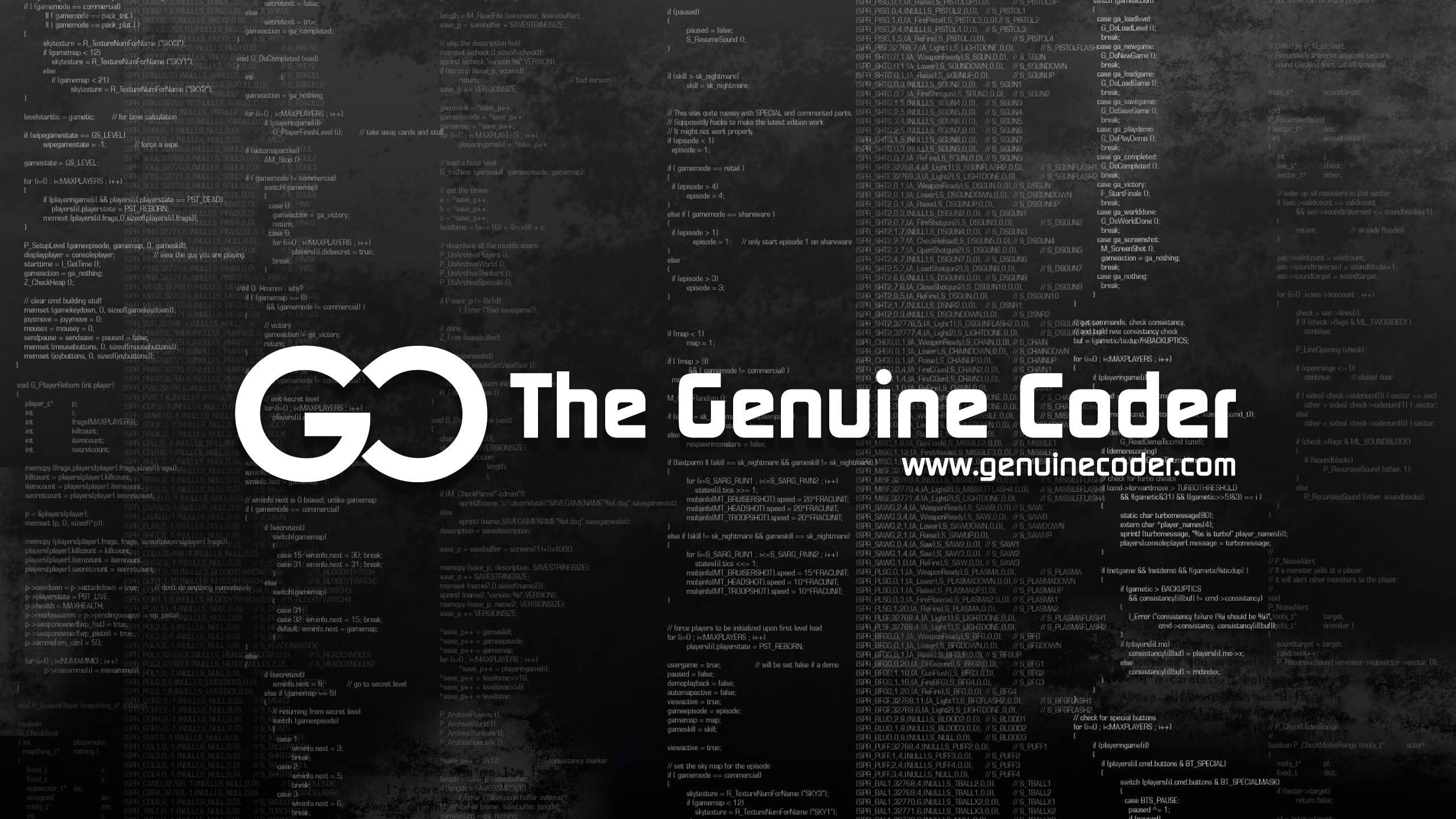 Genuine Coder | Genuine Coder